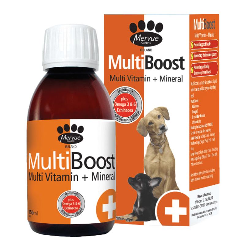 Multi Boost Flytende 150ml For Hund - dyrlegeshop.no
